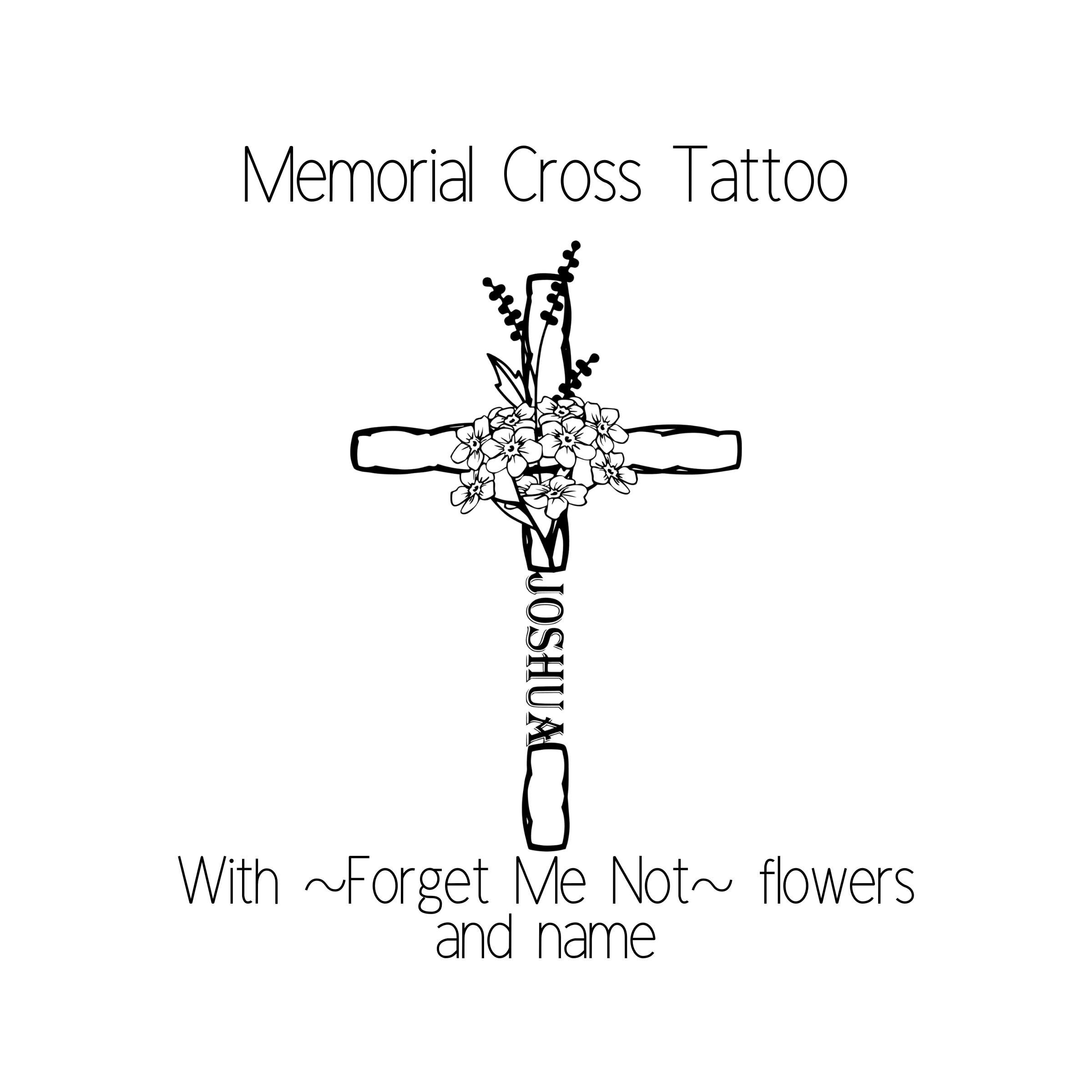 Memorial Cross Tattoos