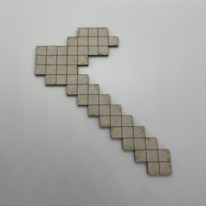 Minecraft Hoe DIY Coloring Video Game Arts and Crafts - Etsy