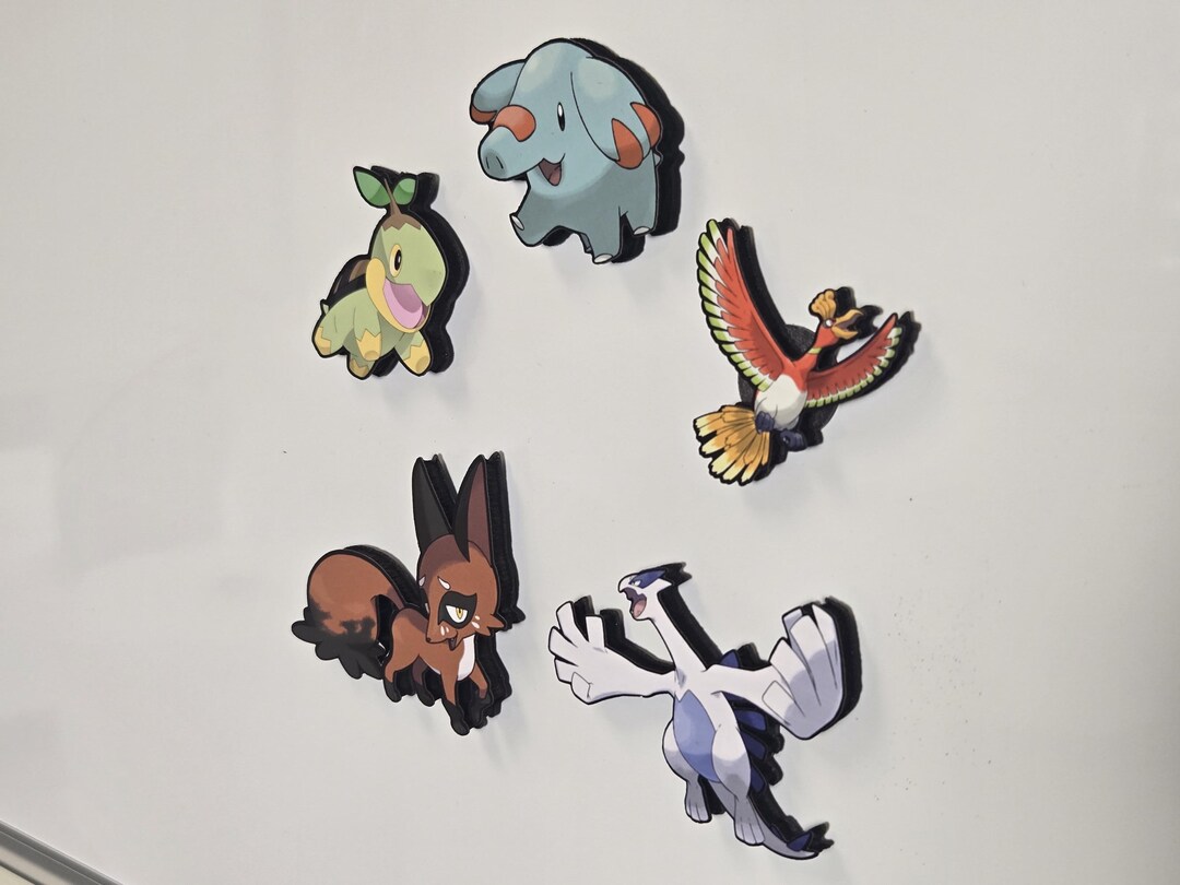 Magnets - Pokémon - Nintendo Pokemon Characters - Etsy