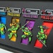 Ninja Turtle Character Select Screen - Classic Turtles Arcade Game 3D ...