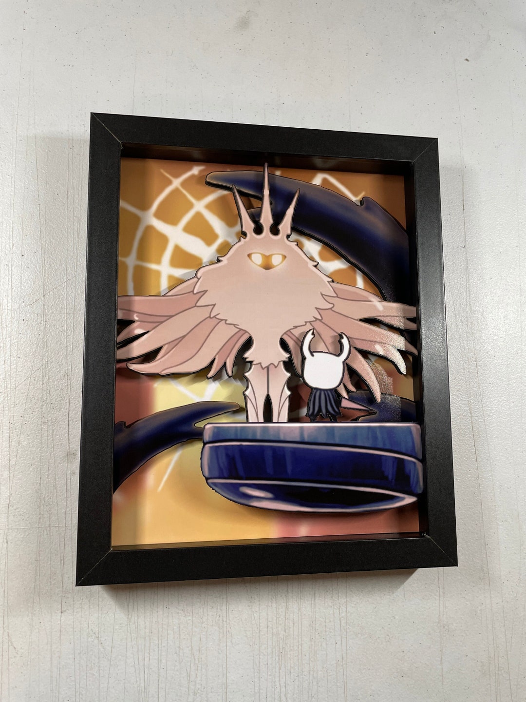 Hollow Knight - the Radiance - 8x10" 3D Shadow Box! - Etsy