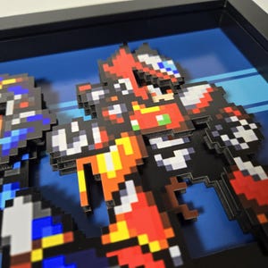 Mega Man X 3D Shadow Box – Pixel Art, Gaming Room Decor (8x10) - Etsy UK