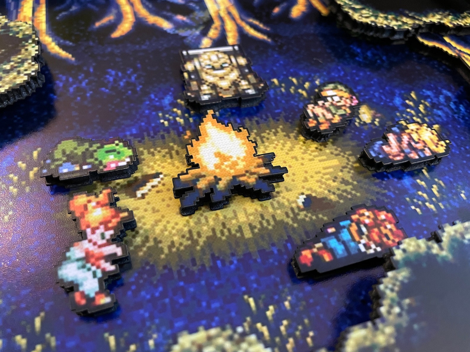 Chrono Trigger Fiona's Forest Campfire 8x10 3D Shadow - Etsy