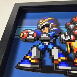 Mega Man X 3D Shadow Box – Pixel Art, Gaming Room Decor (8x10) - Etsy UK