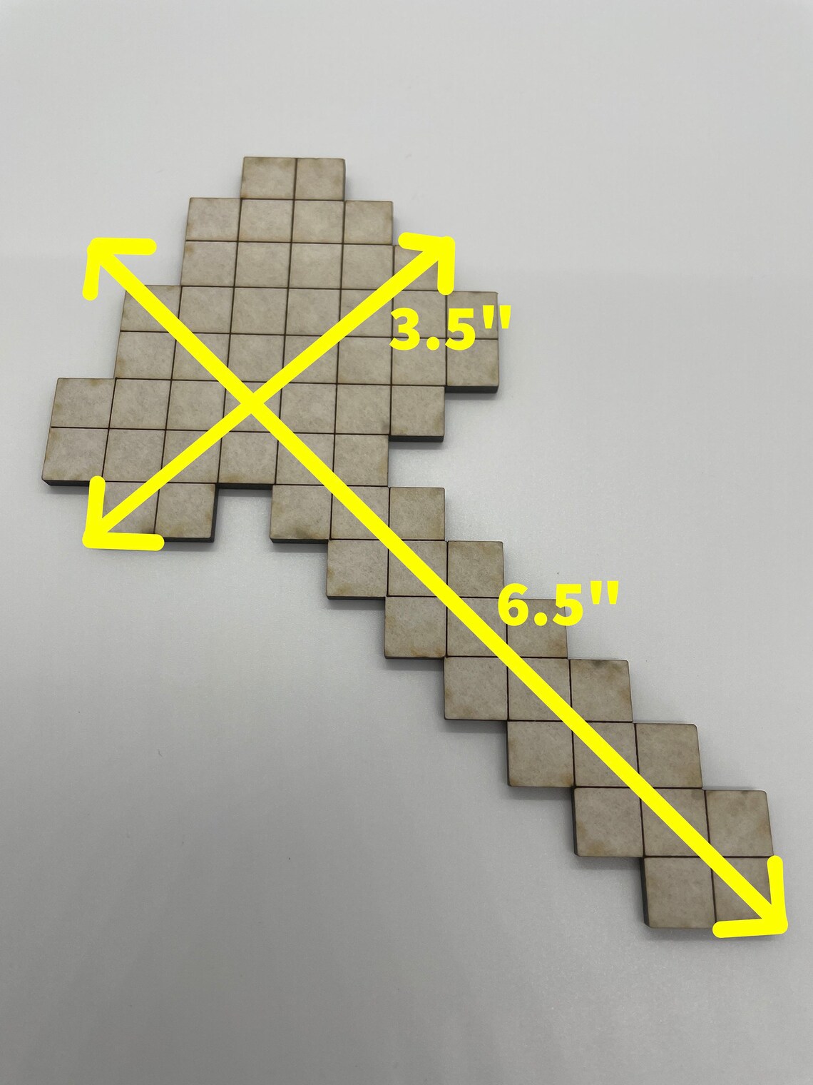 Minecraft Axe toy. Minecraft axe for coloring gaming axe for | Etsy