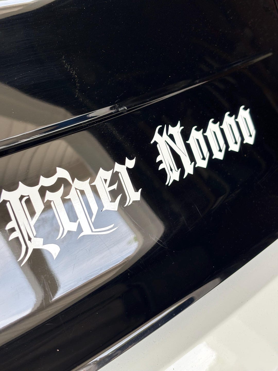Piper, Noooo - White Lotus Gothic Lettering Vinyl Car Decal| Sticker ...