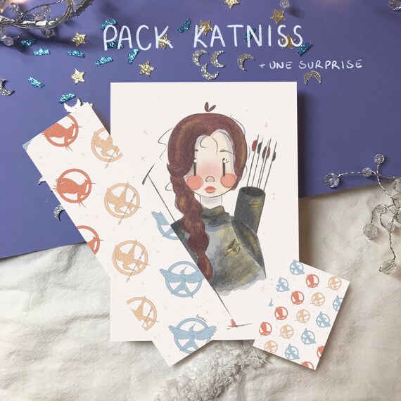 Katniss Pack Hunger Games Thousand and One Pages Edition - Etsy