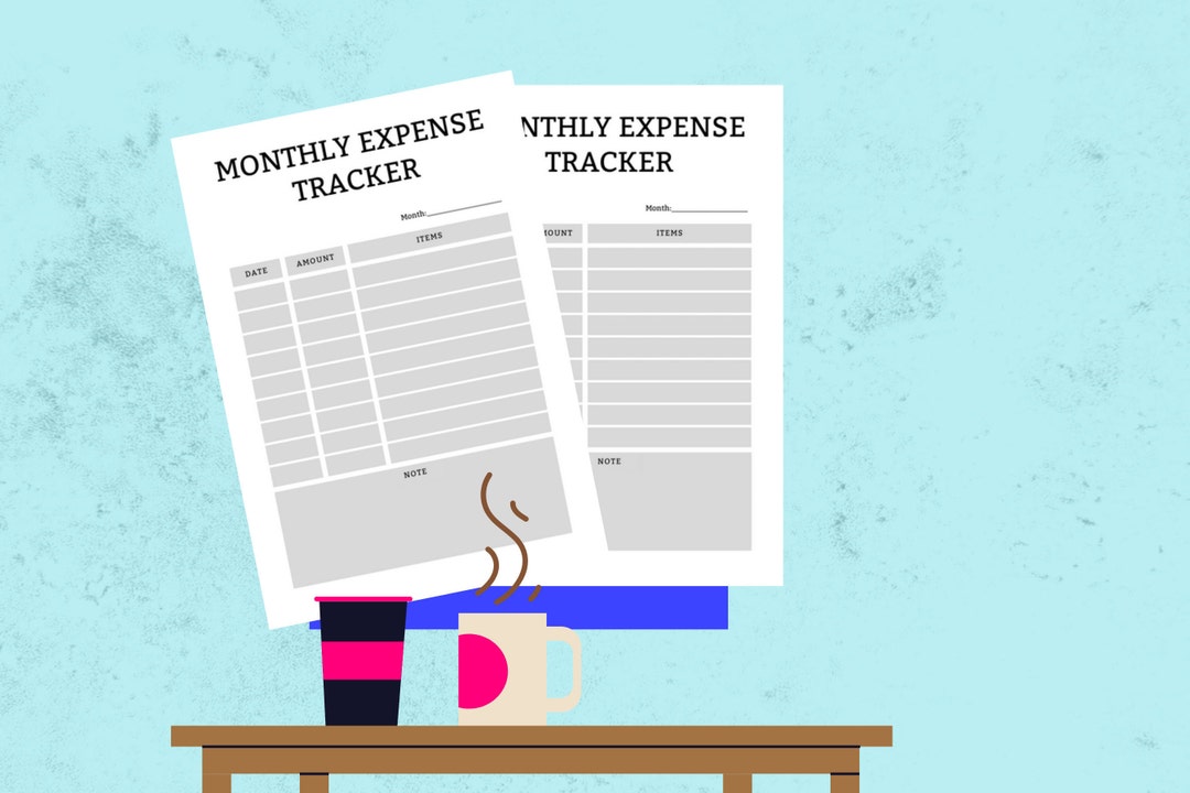 Digital Download Organize Your Monthly Expenses With Our Expense ...