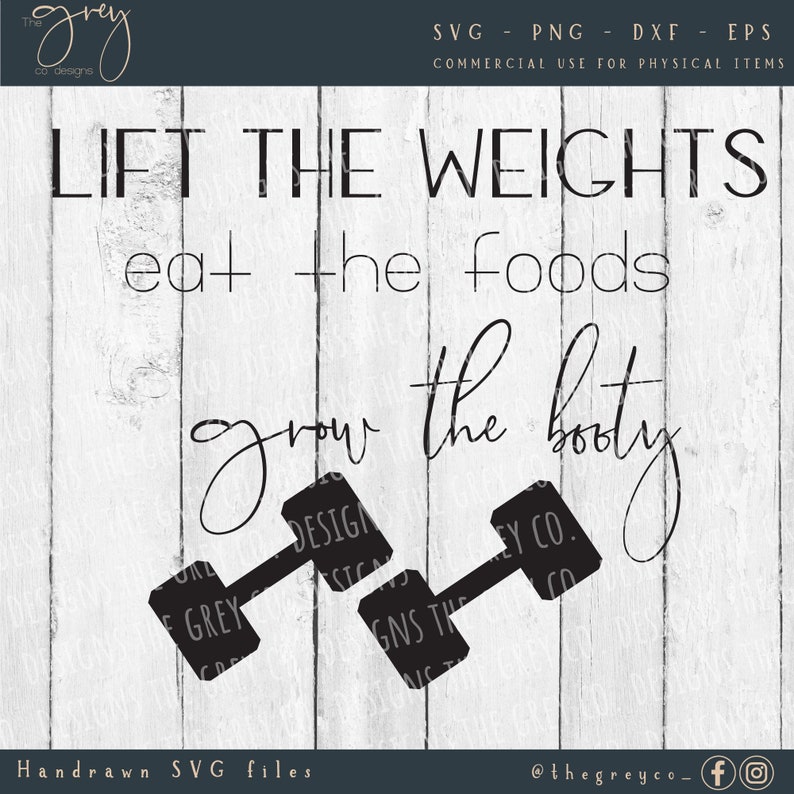 Lift the Weights SVG Cut File SVG Fitness SVG Workout Svg Workout ...
