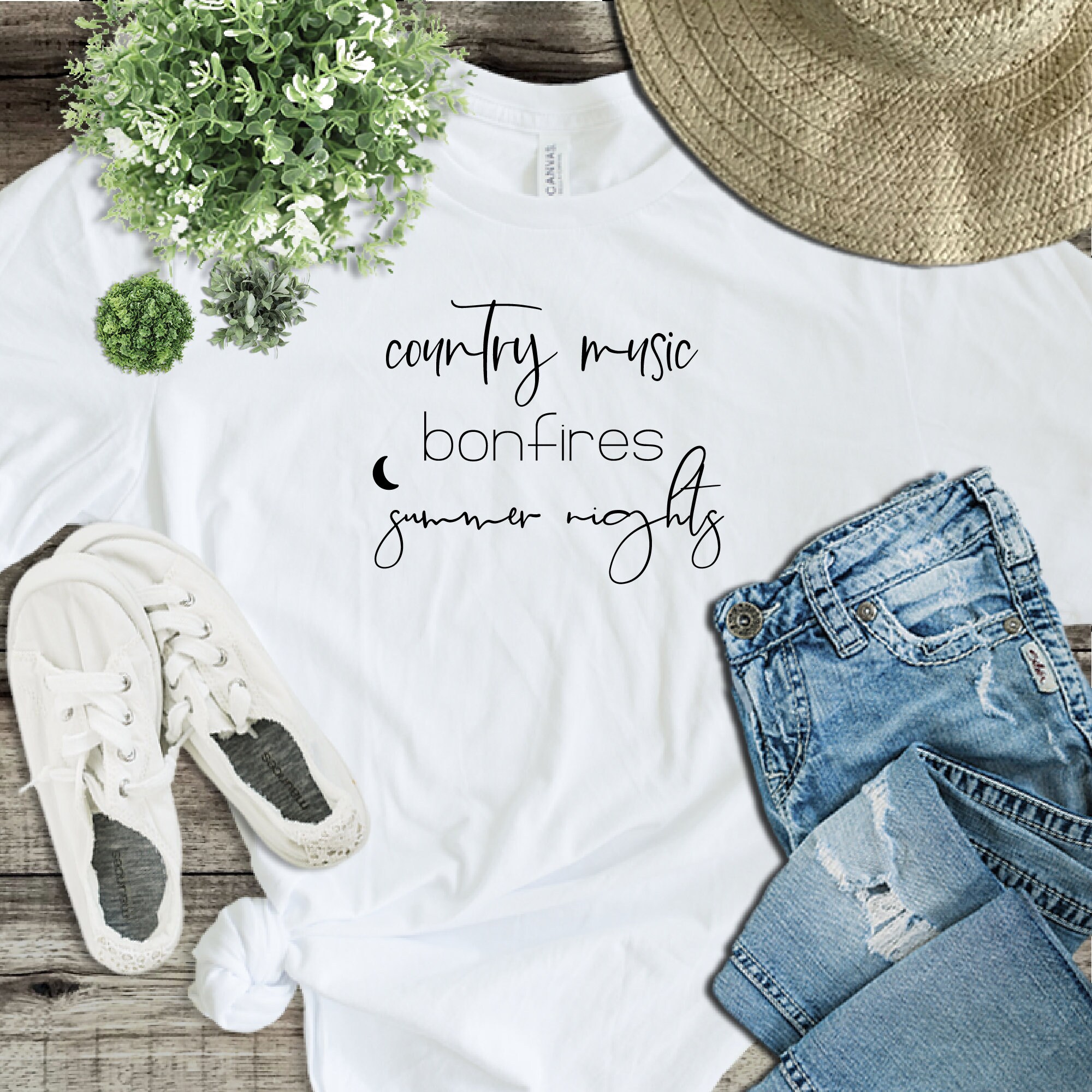 Country Music Bonfires Summer Nights SVG Svg Summer SVG Summer Designs ...