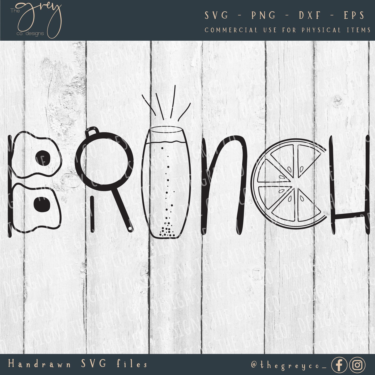 Brunch SVG Brunching SVG Breakfast SVG Kitchen Svg Kitchen Svg Files ...