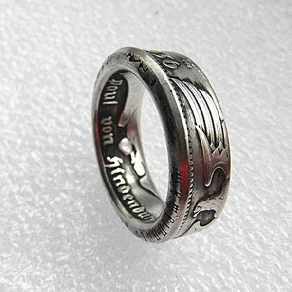 Silver Coin Ring - Etsy