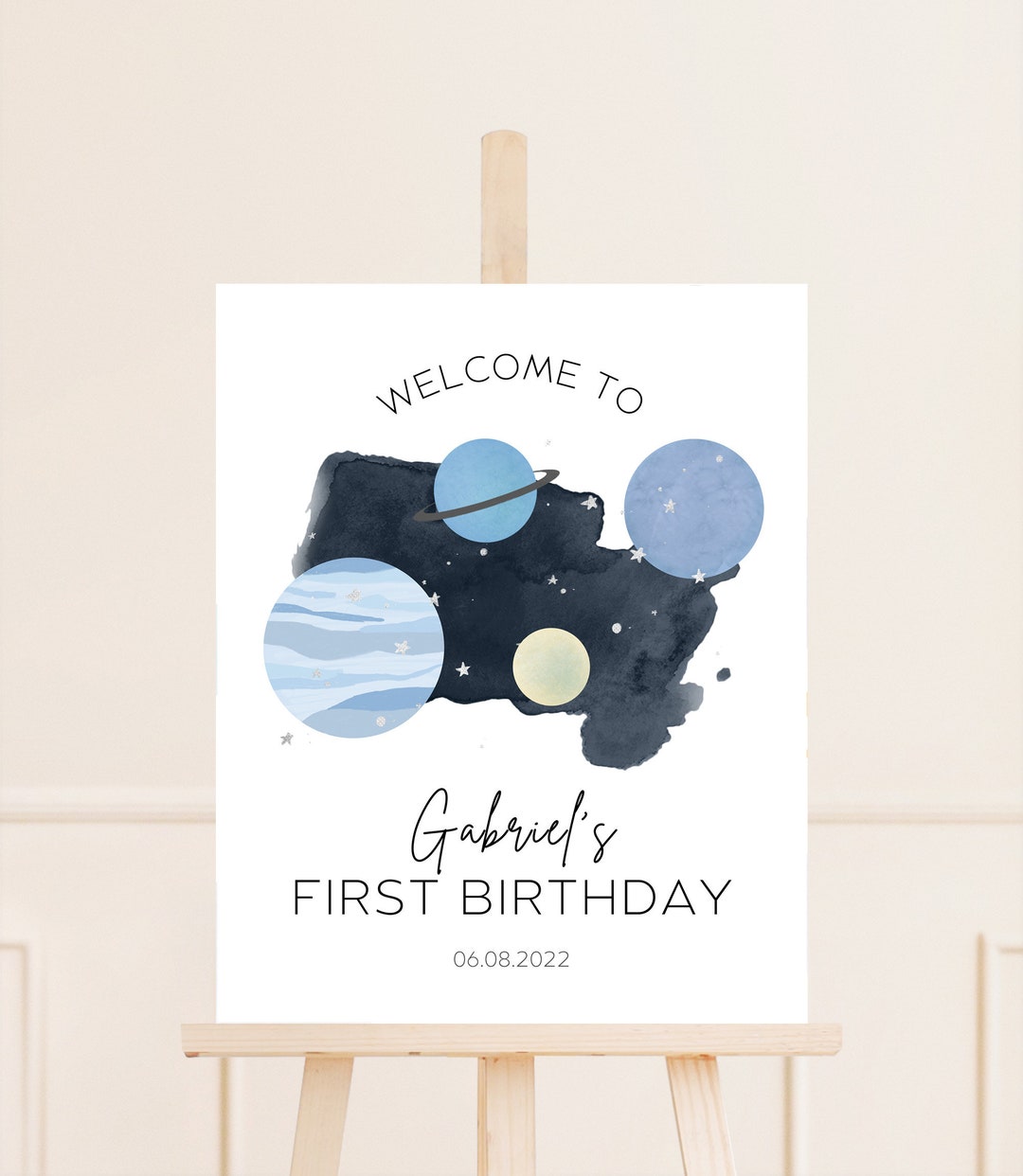 Space Welcome Sign Printable, Edit Yourself Online, Printable Welcome ...