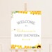 Honey Bee Baby Shower Welcome Sign Honeycomb Welcome Poster - Etsy