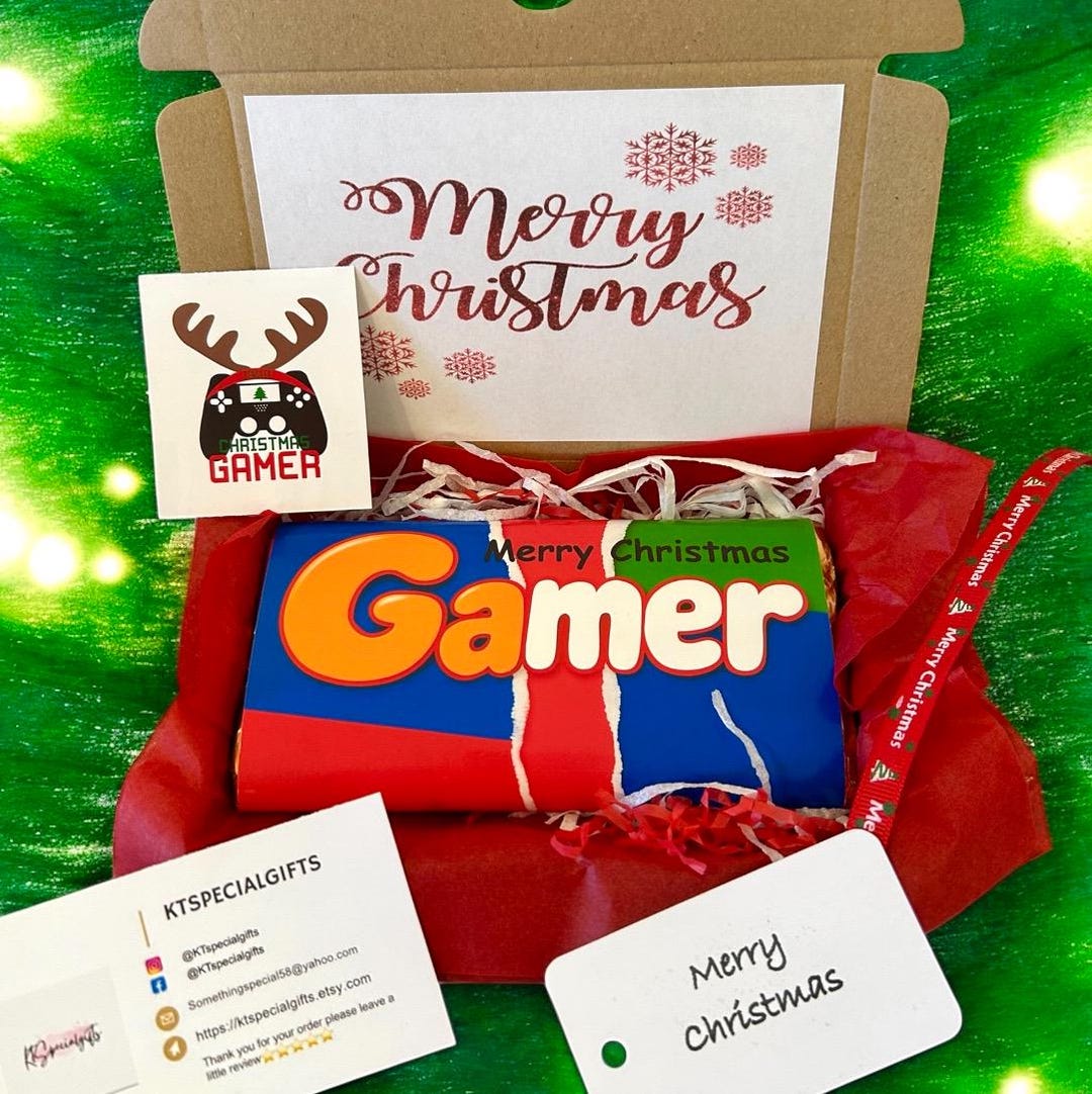 Personalised Gamer Chocolate Bar: Novelty Birthday Gift, Christmas ...