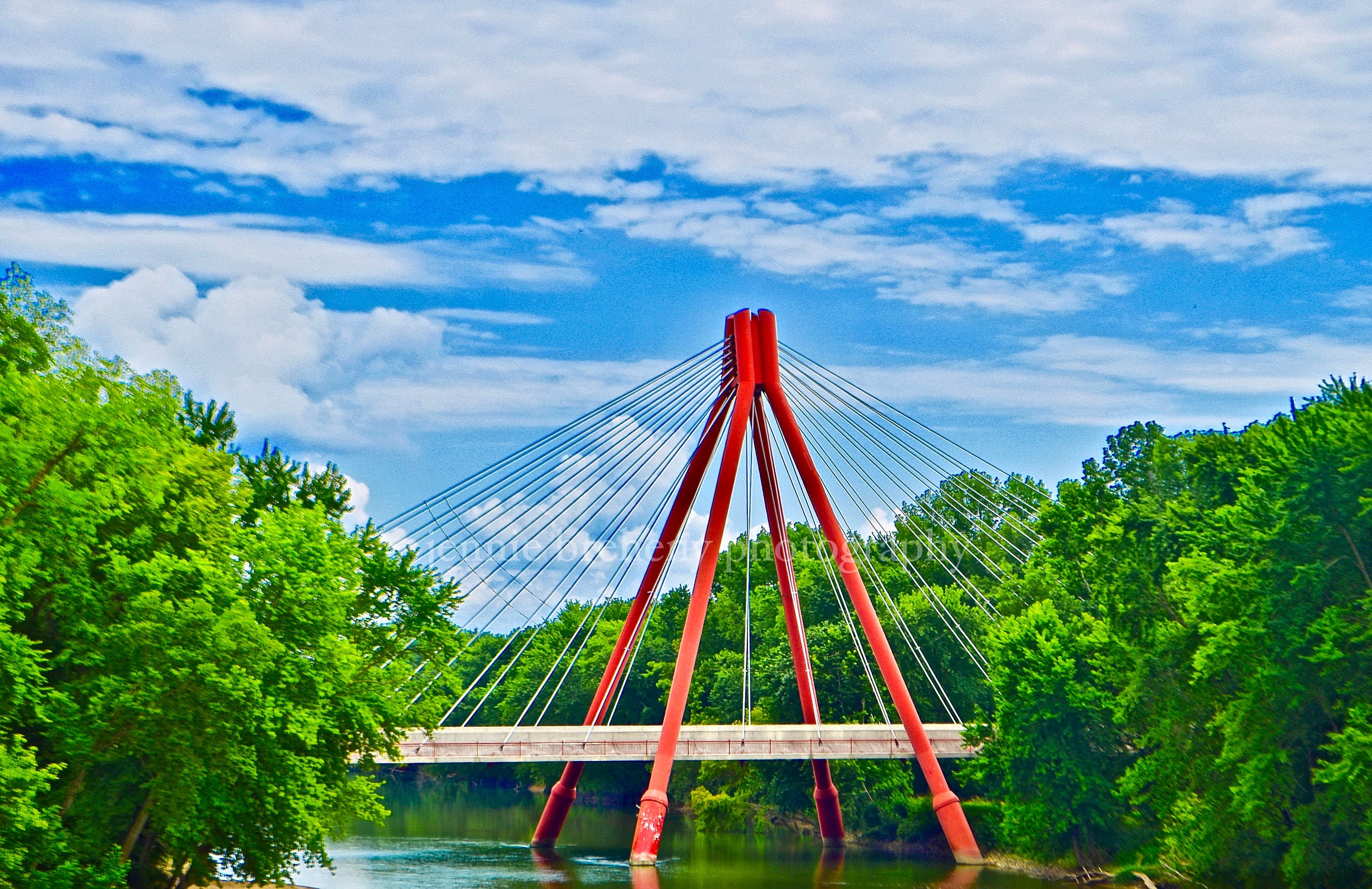 Robert N. Stewart Second Street Bridge, Indiana Photo, Columbus Indiana ...