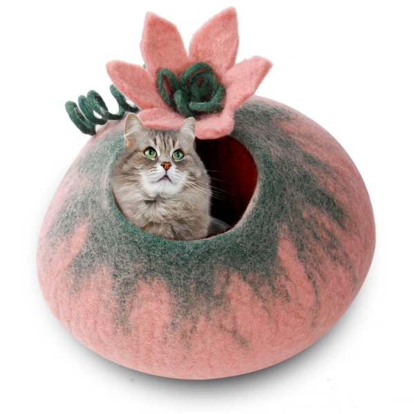 Felted Cat Bed - Etsy