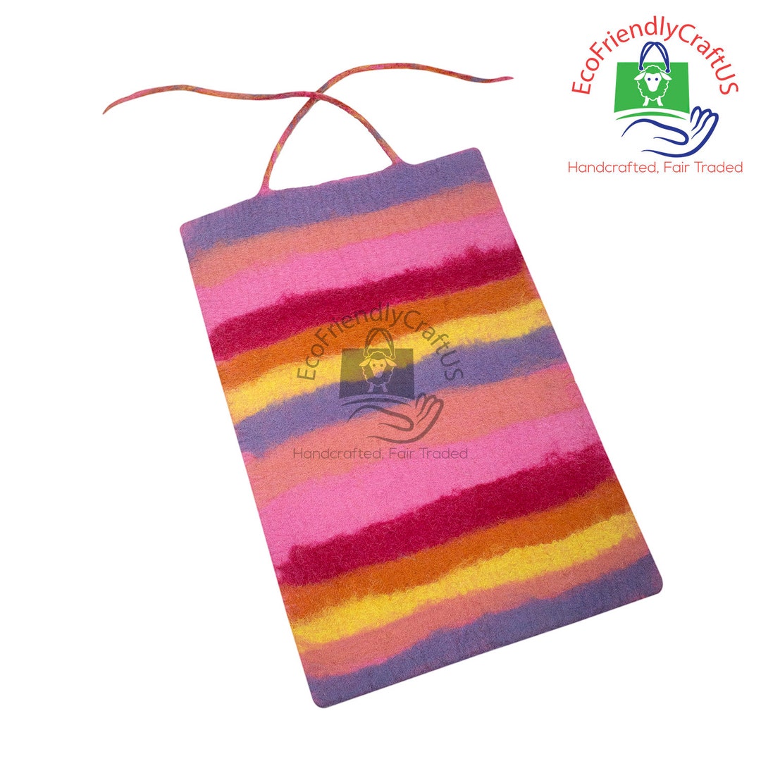 Eco-friendly Hand Felt Wool Mat for Meditation, Multi-purpose Cushion ...