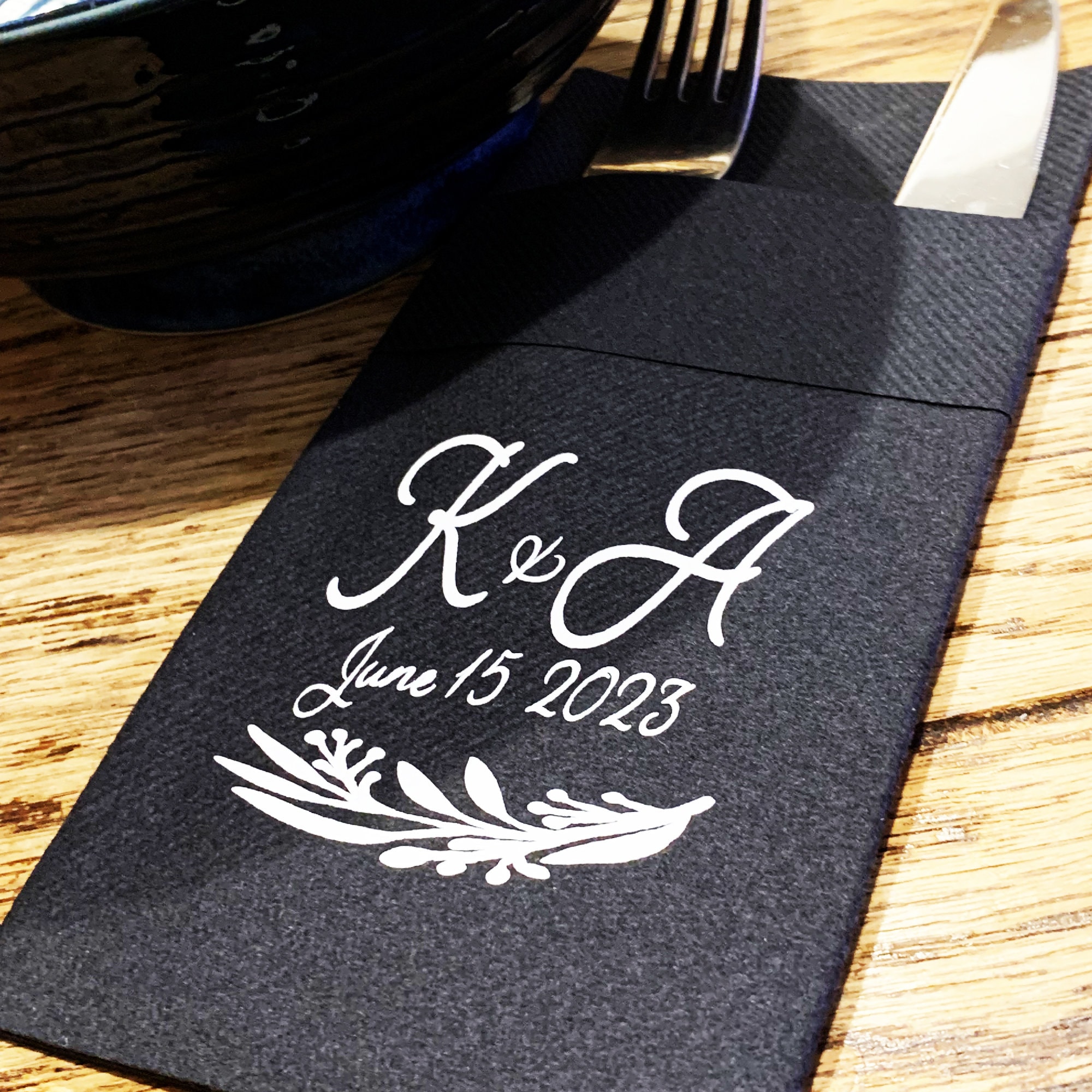 Personalized Airlaid Napkin, Perfect Size Linen-like Handmade ...