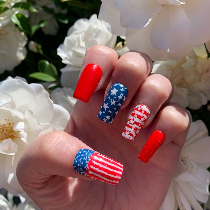 Flag Nail Art - Etsy