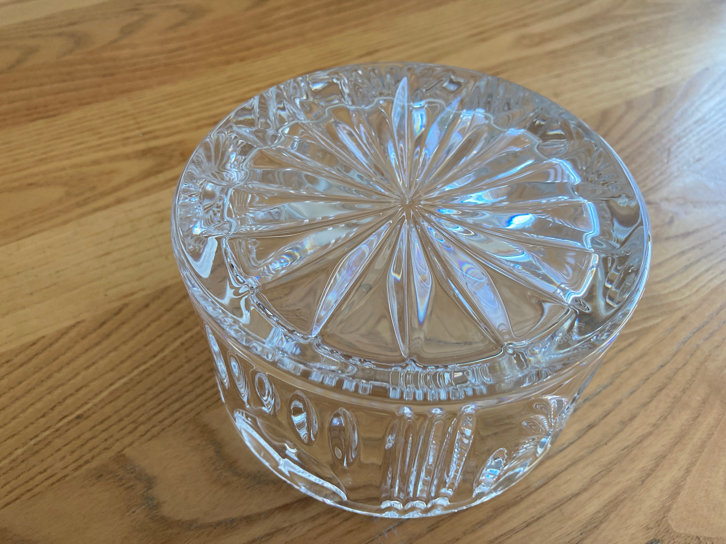 CRYSTAL Glass - Candy/nick Nack Bowl Container - Etsy