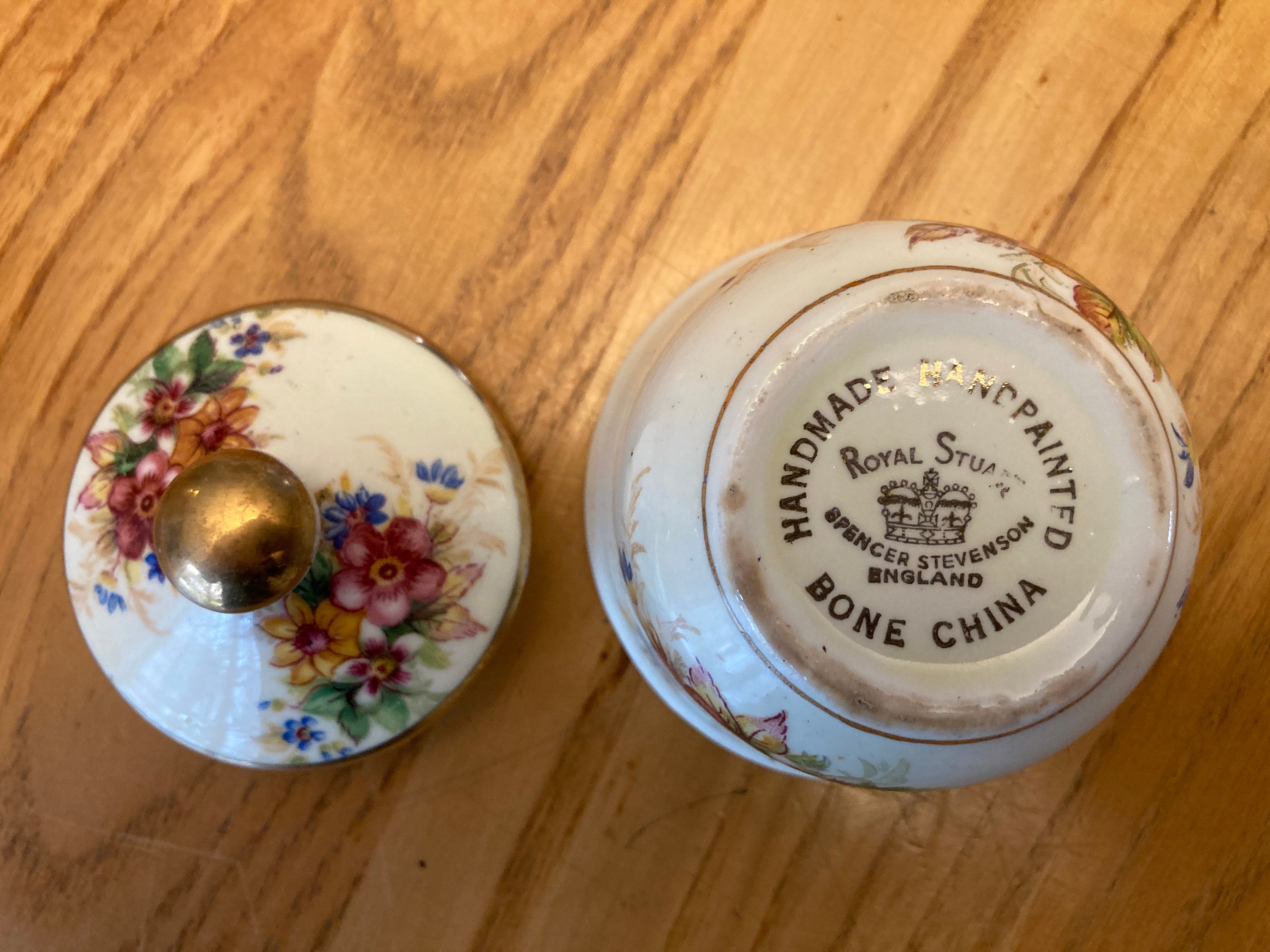 Vintage, Royal Stuart/ Spencer Stevenson, Dimutive Bone China Creamer ...