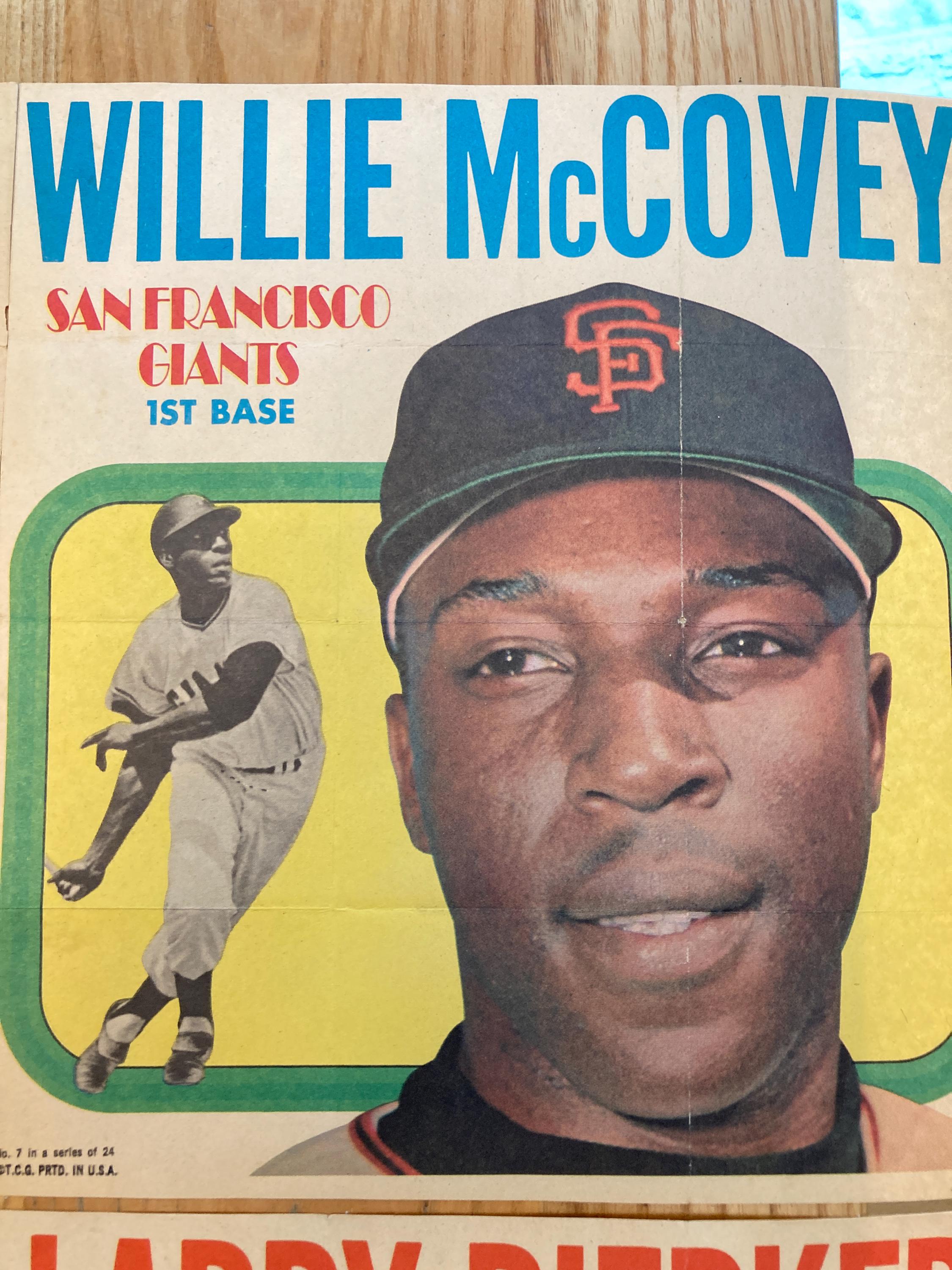 Topps Poster 1970 Topps Baseball Posters 23 of Set of 24 - Etsy