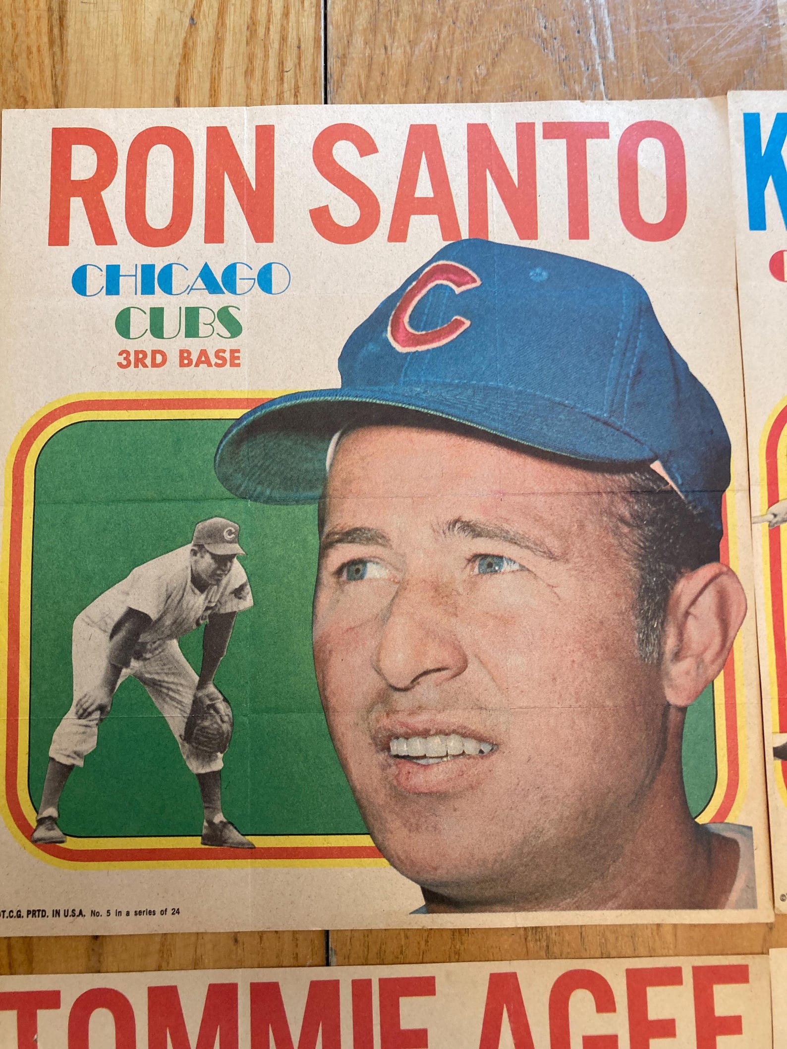 Topps Poster 1970 Topps Baseball Posters 23 of Set of 24 - Etsy