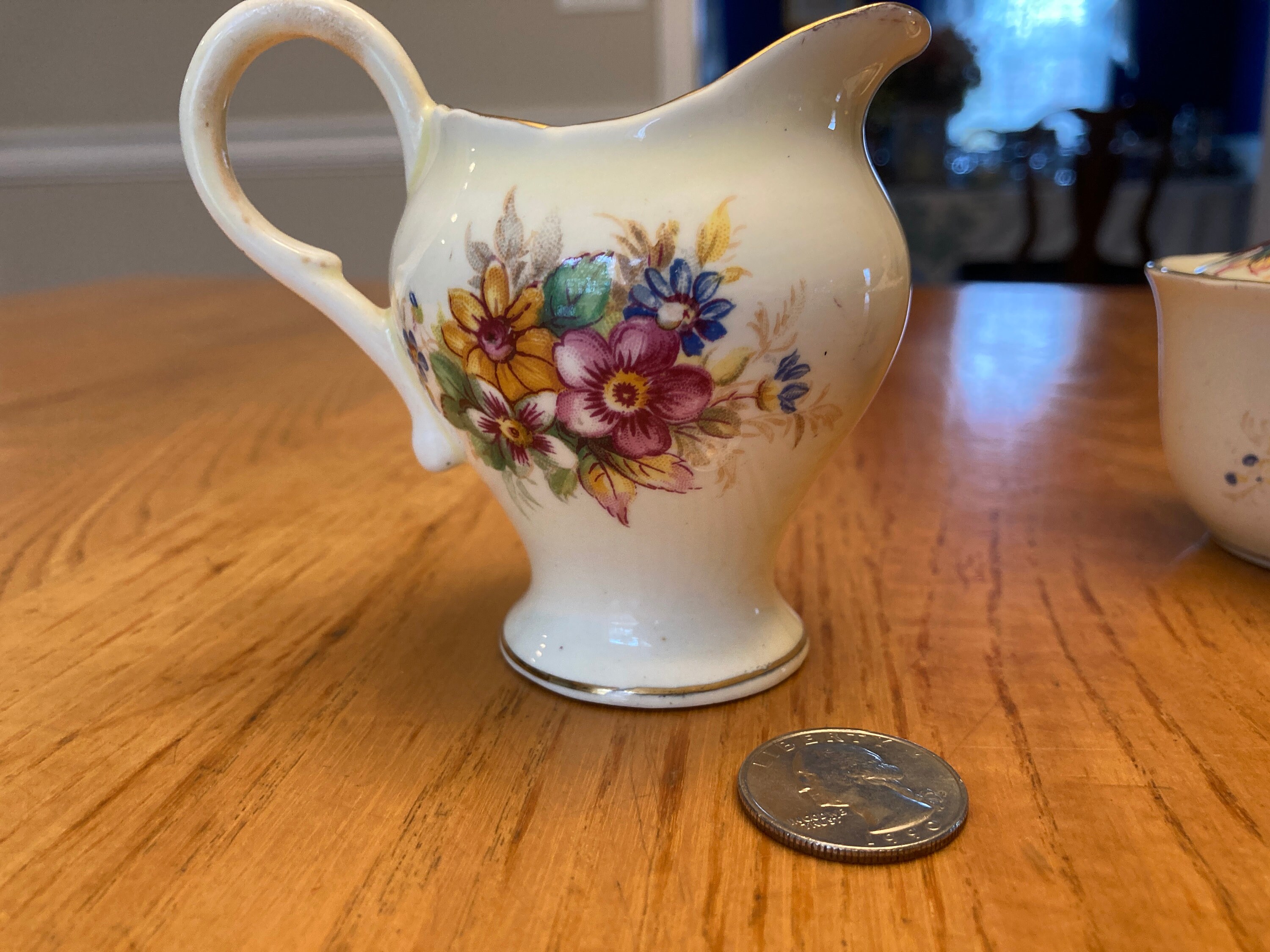 Vintage, Royal Stuart/ Spencer Stevenson, Dimutive Bone China Creamer ...