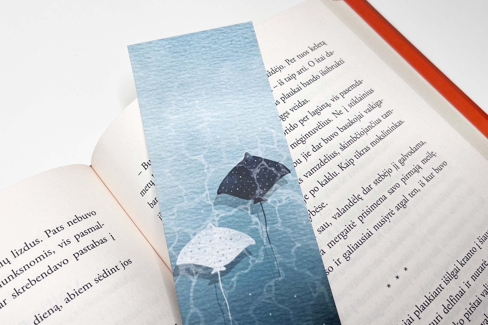 Watercolor Print Bookmarks Set of Laminated Bookmarks Double Sided ...