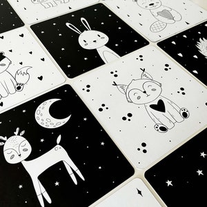 Printable Sensory Baby Cards Print at Home Infant Flashcards for ...