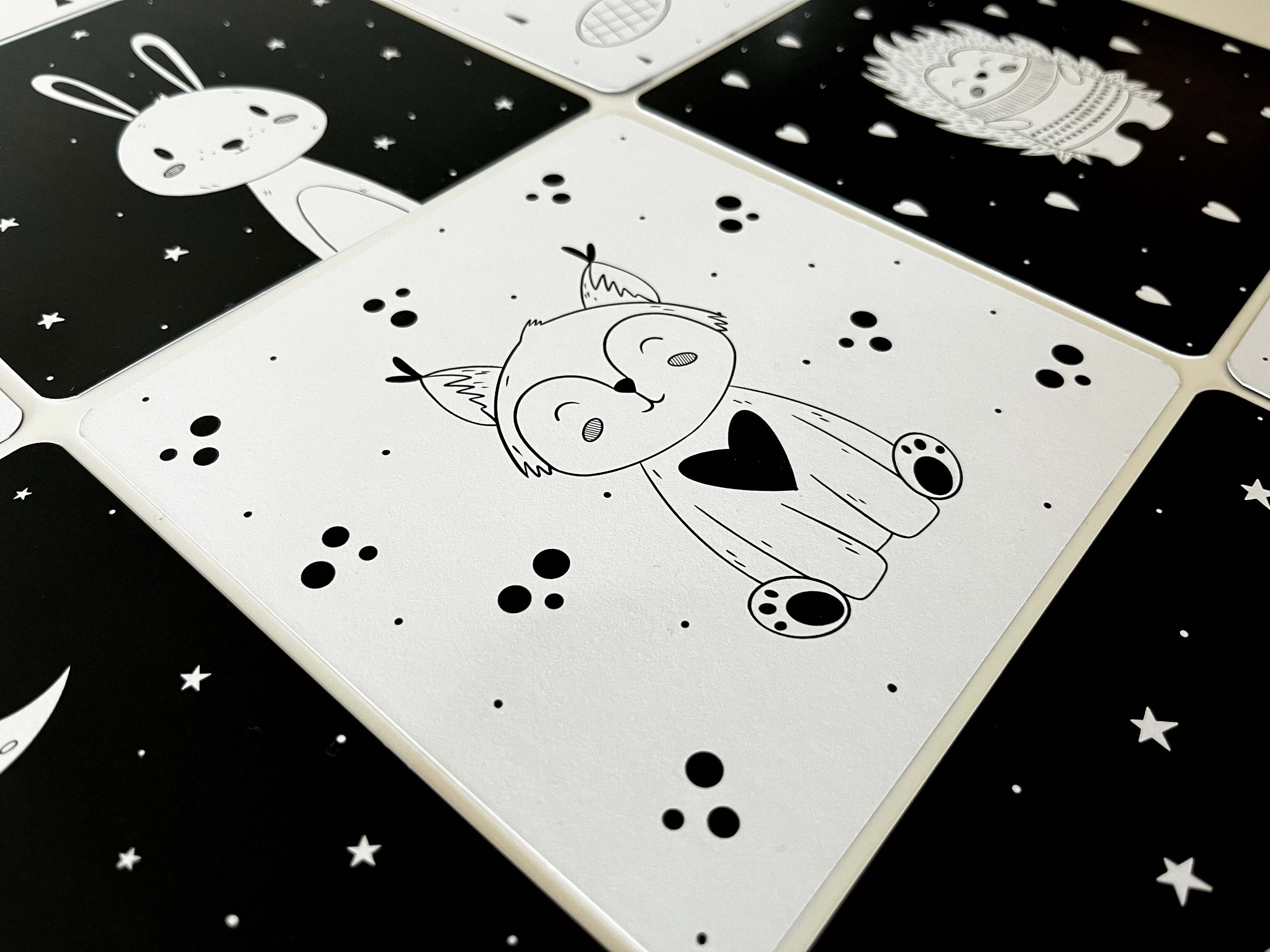 Printable Sensory Baby Cards Print at Home Infant Flashcards for ...