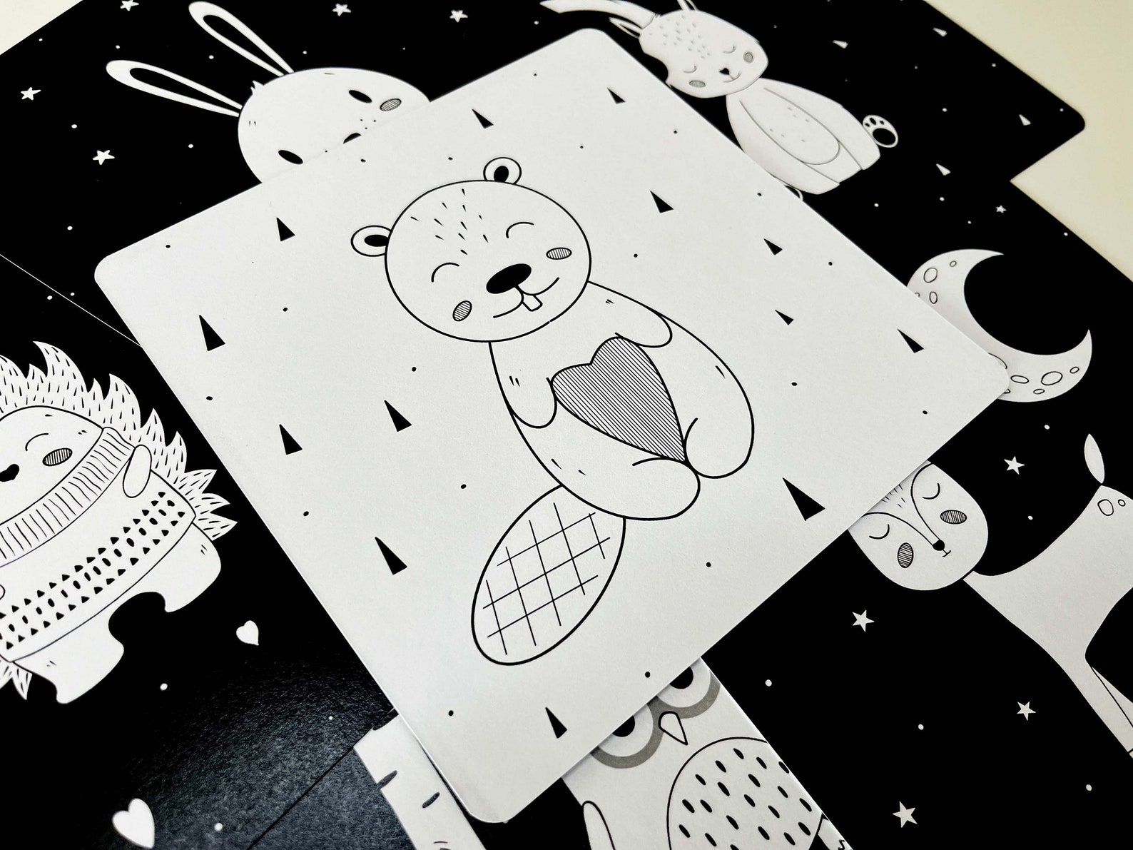 Printable Sensory Baby Cards Print at Home Infant Flashcards for ...