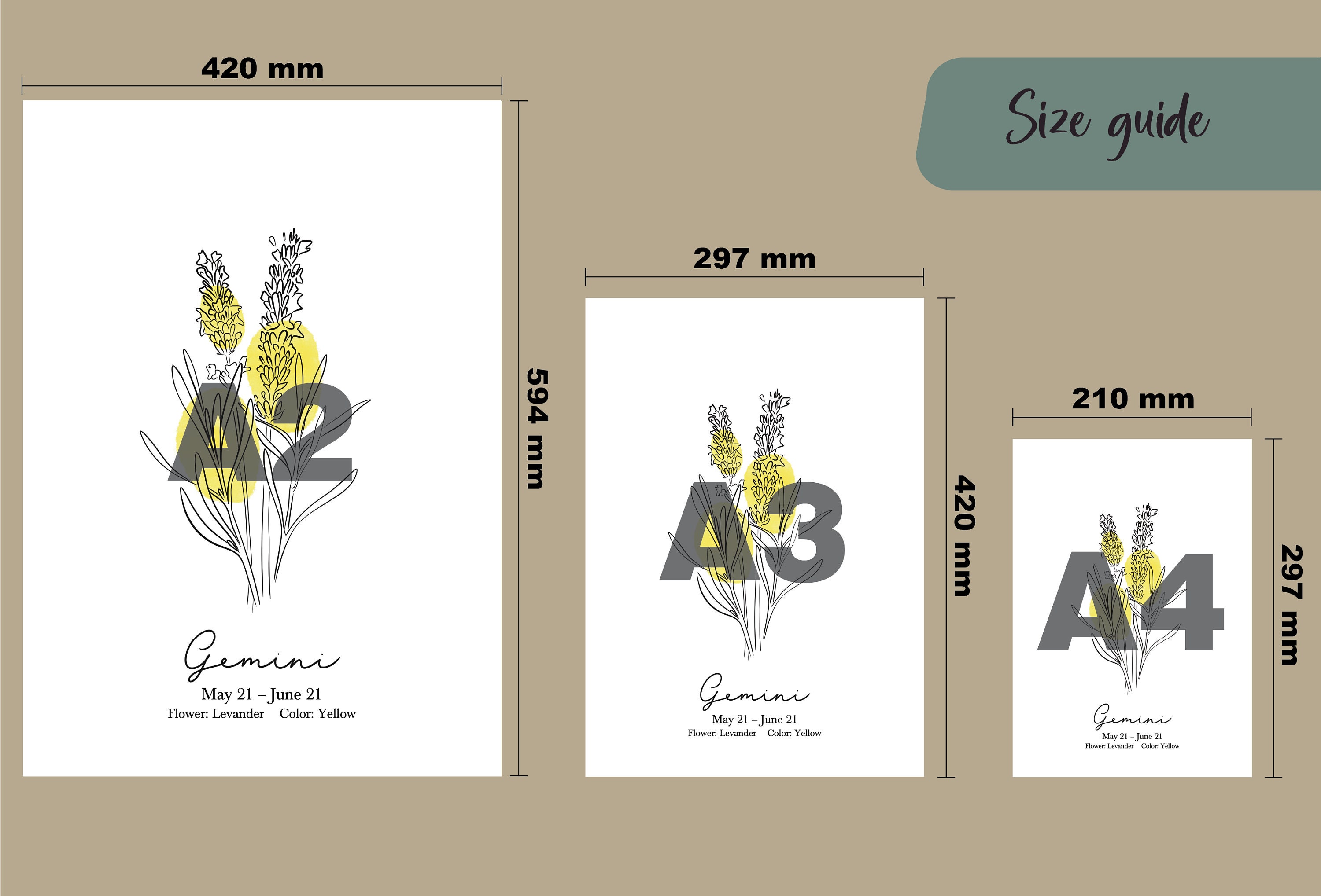 Gemini Printable Artwork Minimalistic Zodiac Drawing Simple Gemini ...