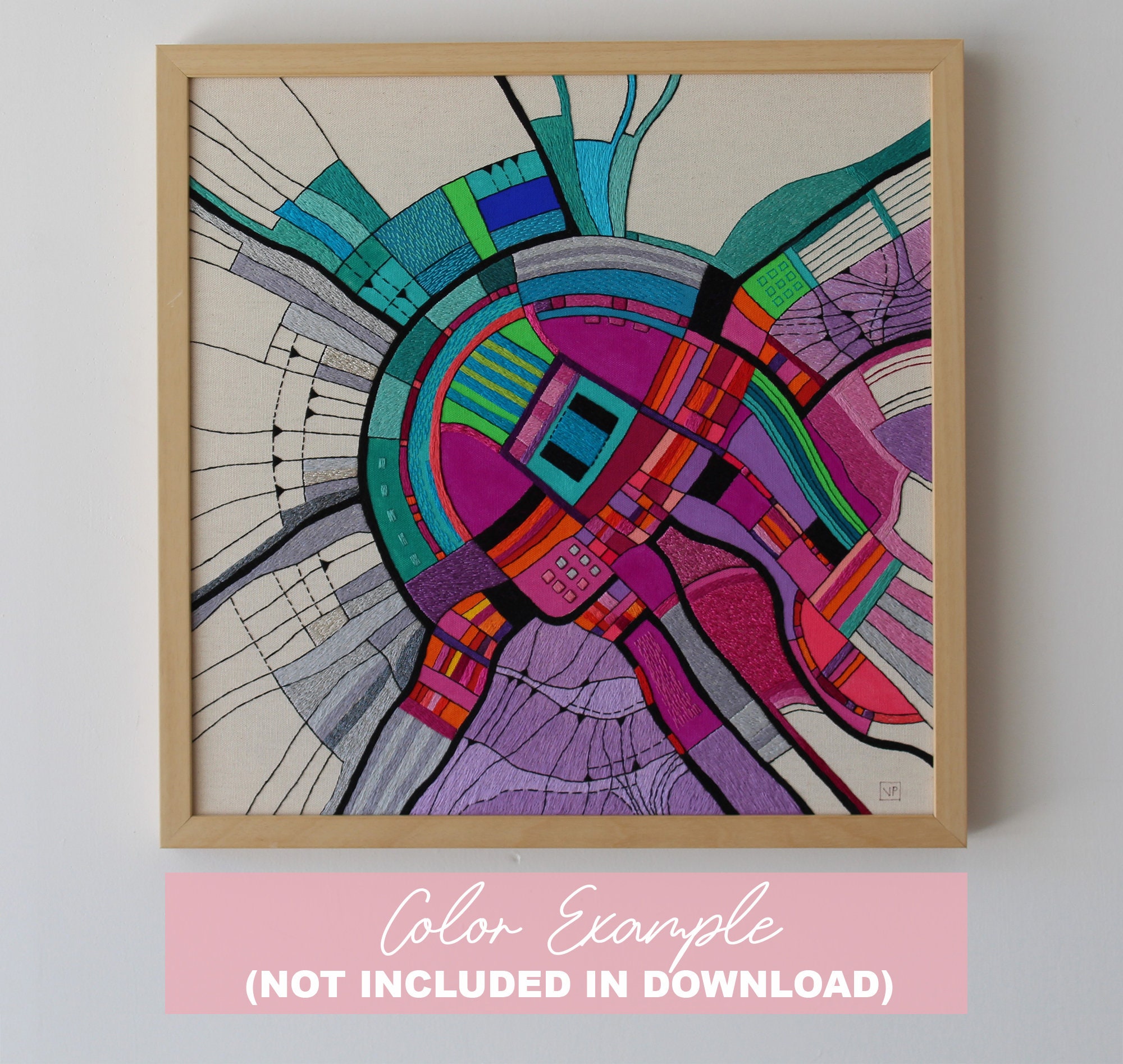 Abstract Organic Coloring Pages, 4 Designs, Instant Download PDF ...