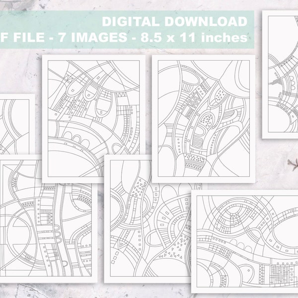 Zen Coloring Page - Etsy