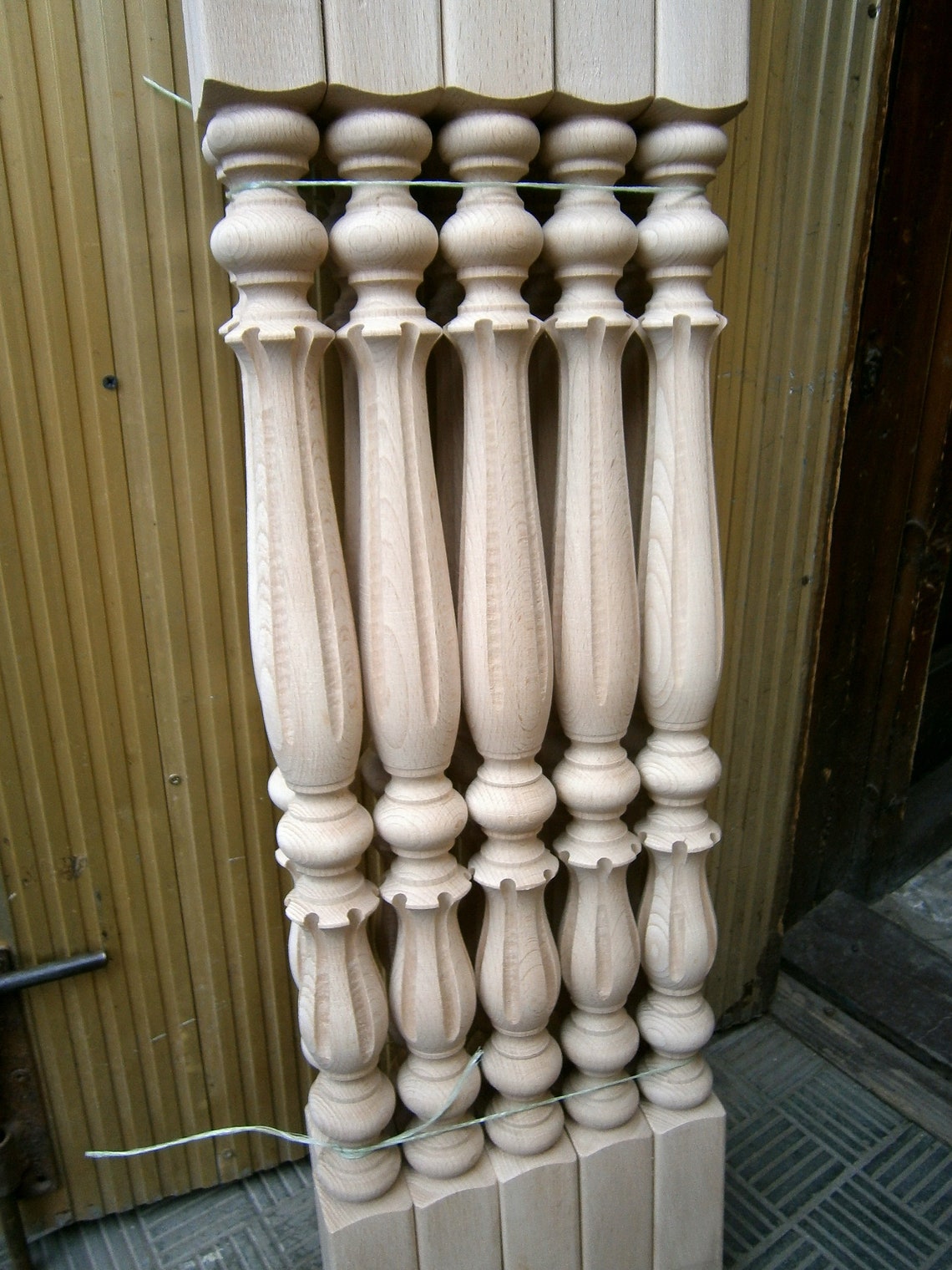 Stair Balusters & Newel Posts Graceful Flows Design Carved Wooden ...