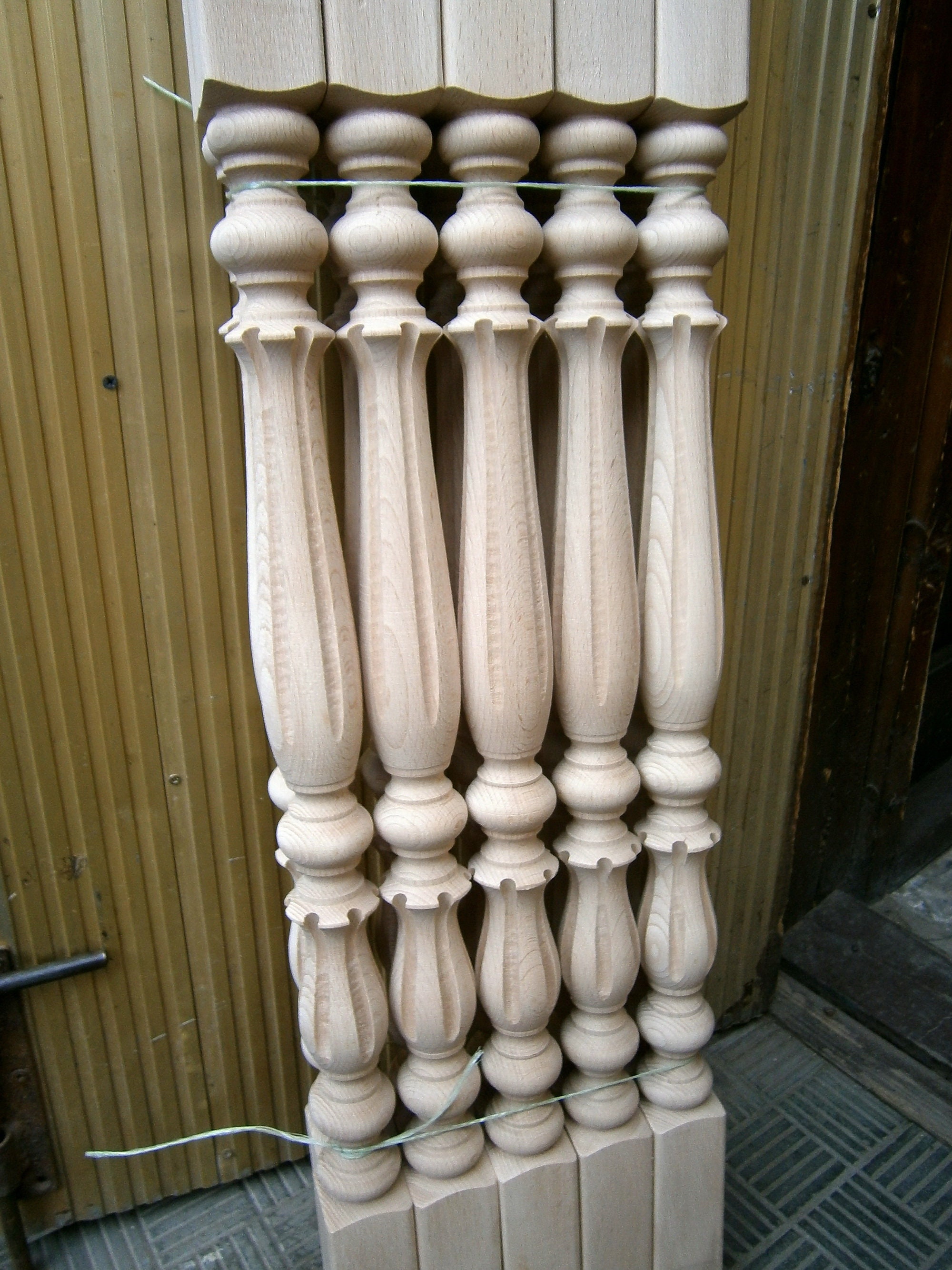 Stair Balusters & Newel Posts Graceful Flows Design Carved Wooden ...