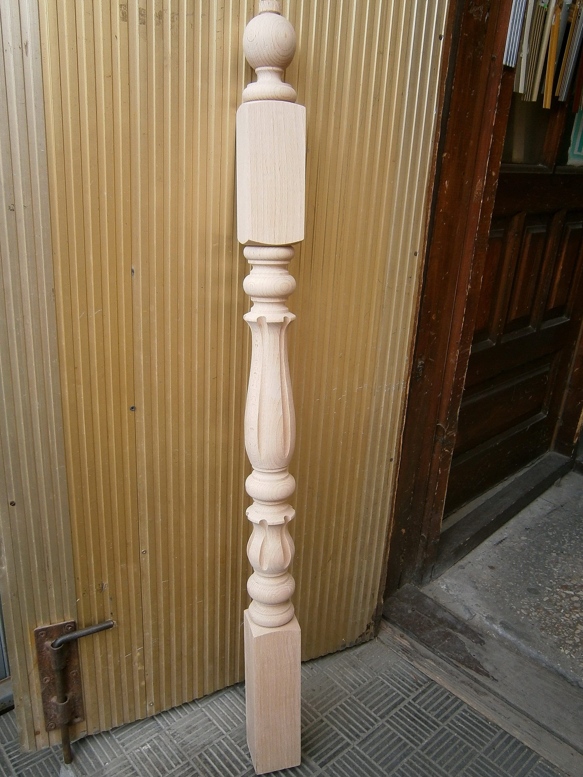 Stair Balusters & Newel Posts Graceful Flows Design Carved Wooden ...