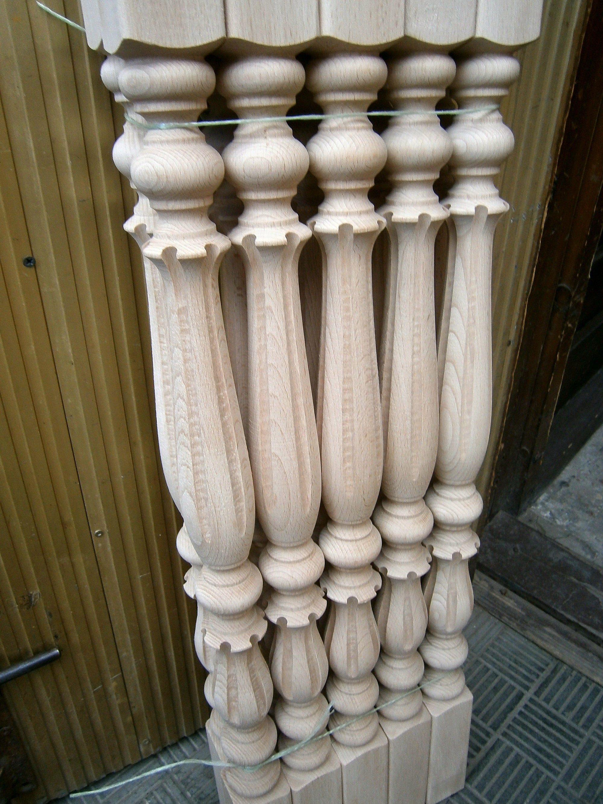 Stair Balusters & Newel Posts Graceful Flows Design Carved Wooden ...