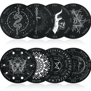 Pendulum Board Dowsing Board DIVINATION Board Divining Witchcraft Pagan ...