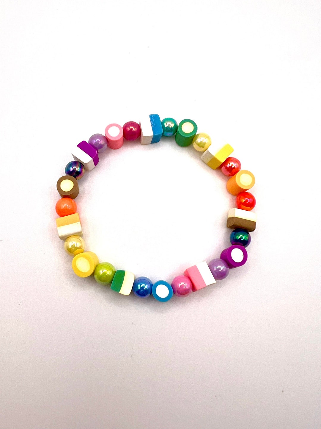 Dolly Mixture Bracelet Pic n Mix Elasticated Candy Sweets Nostalgia Y2K ...