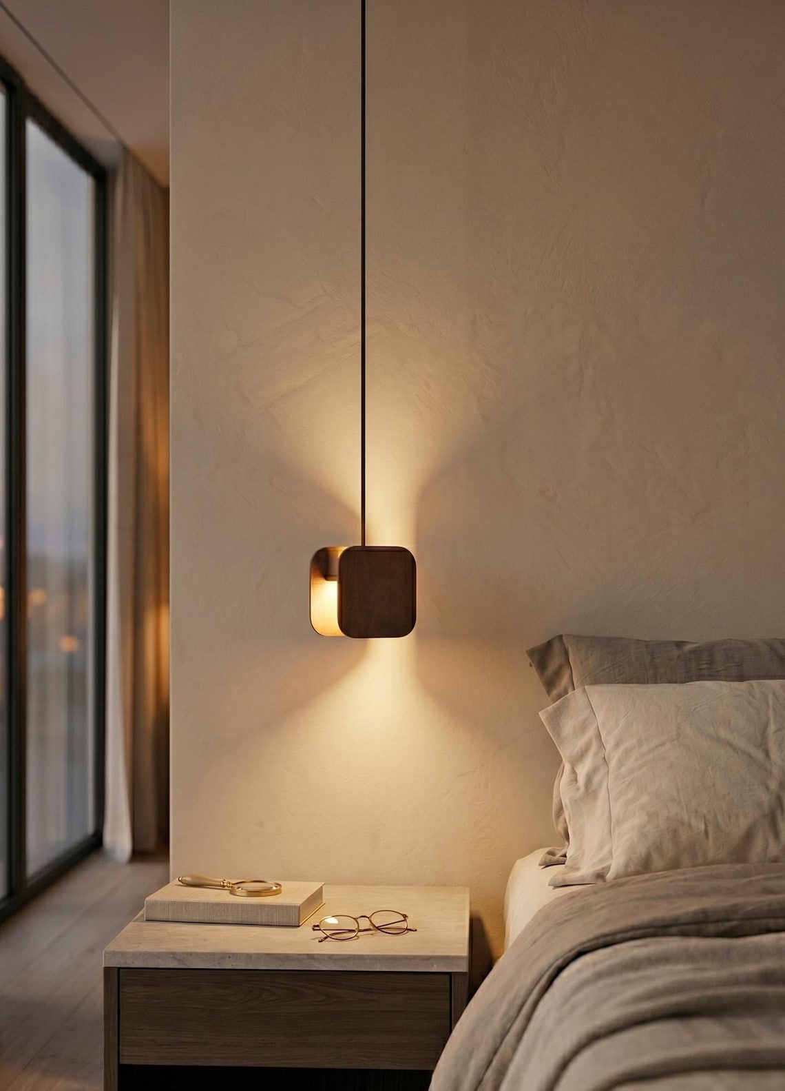 ZADD | Luminária Pendente - Abajur minimalista, orgânico e com design ...
