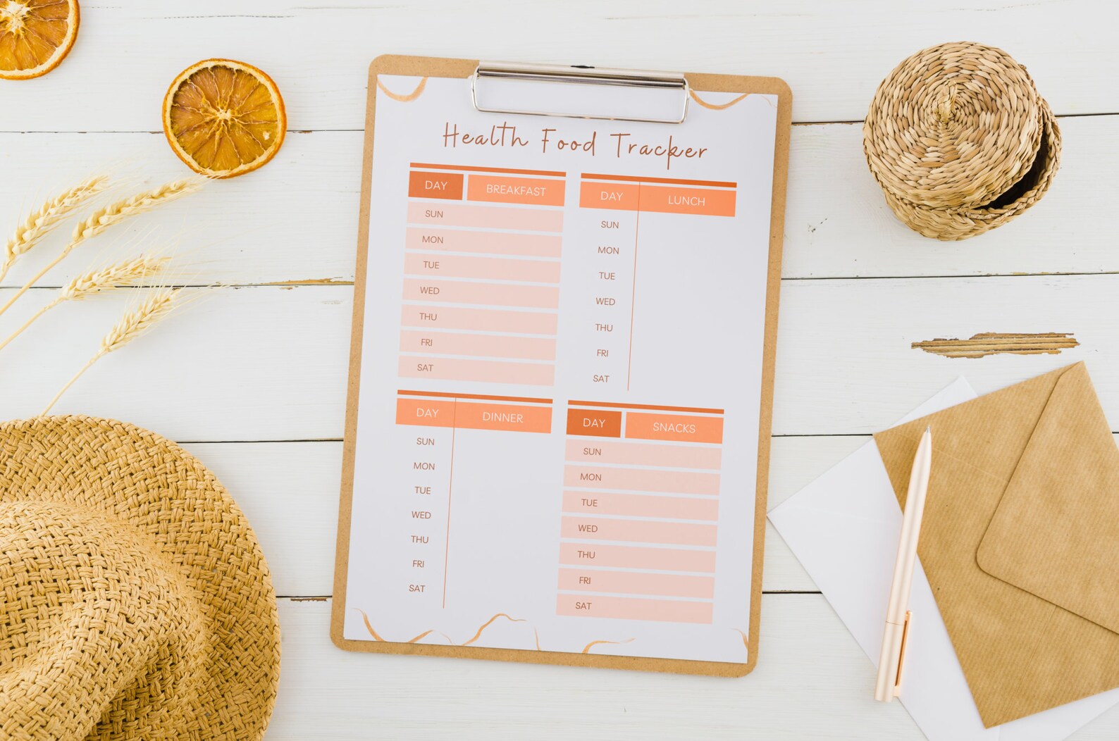 Health Food Tracker Personal Daily Healthy Diet Food Tracker | Etsy