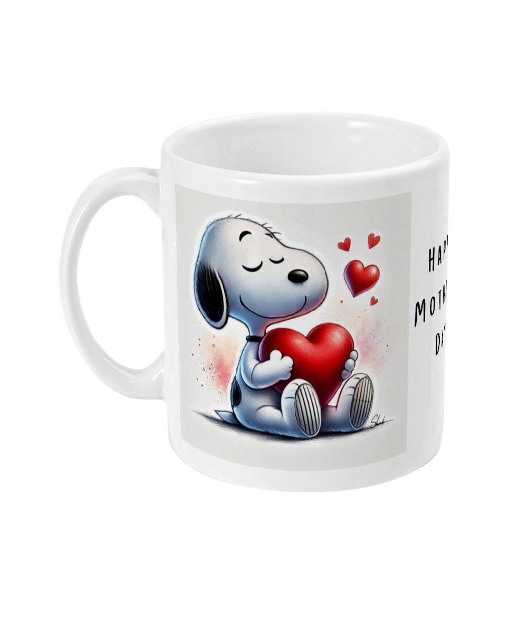 11oz Sublimation Mug, Happy Mothers Day Mug, Snoopy Coffee Cup, Snoopy ...