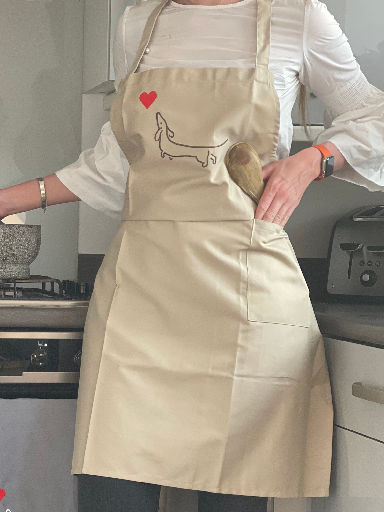 Sausage Dog, Sausage Dog Apron, Dachshund Gift, BBQ Apron, Chefs Apron ...