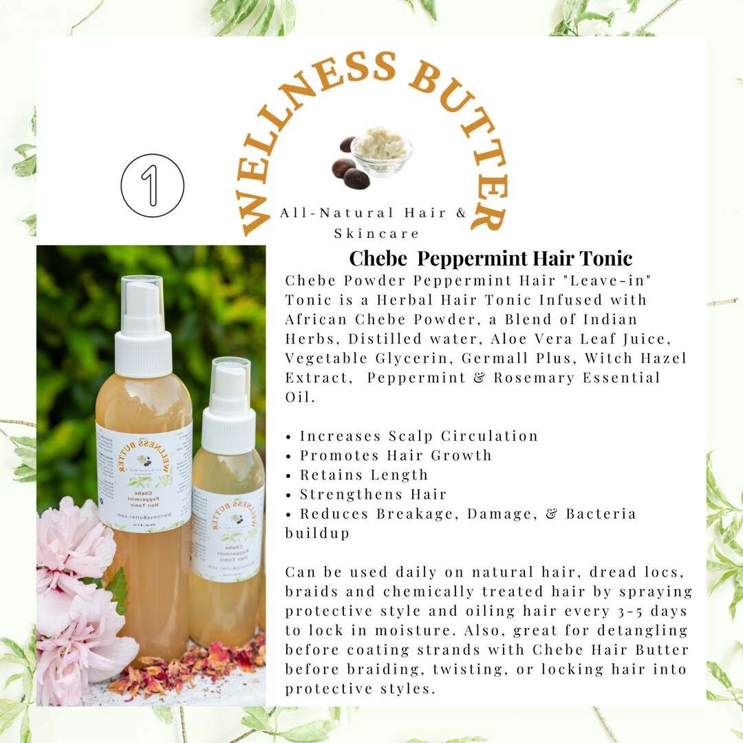 Chebe Hair Tonic Spray Leave-in Formula for Locs, Braids & Twists ...