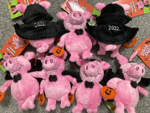 Marks and Spencer Percy Pig Halloween Hanging Percy Plush 15cm - Etsy UK