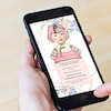 Editable Newborn Baby Birth Board 1st Birthday Board Digital Birth ...