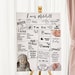 Editable Newborn Baby Birth Board 1st Birthday Board Digital Birth ...